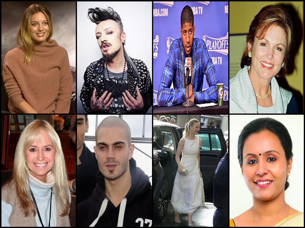 Lista de Personas Famosas con el apellido George - La Gente Famosa