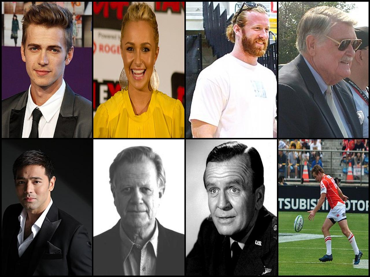 Lista de Personas Famosas llamadas Hayden - La Gente Famosa